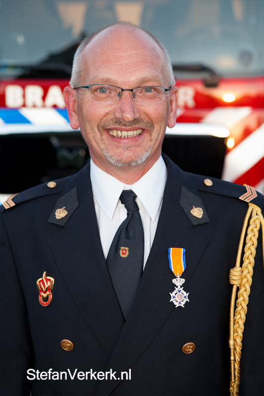 Koninklijke onderscheiding voor brandweerman - Foto's - Stefan Verkerk ...