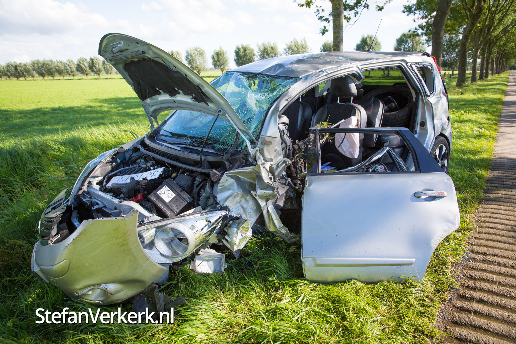 Ongeval letsel Quarles van Uffordweg Wilsum - Foto's - Stefan Verkerk ...