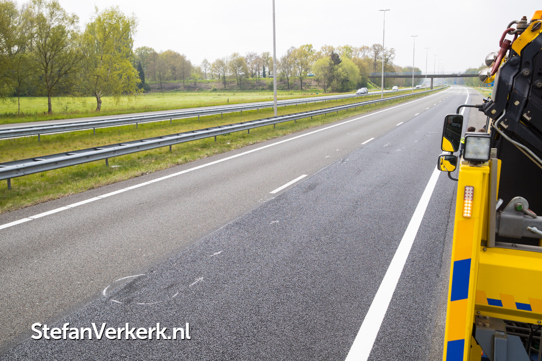 Motorrijder zwaargewond bij ongeval A50 L 222,2 Epe - Foto's - Stefan Verkerk Fotografie & Webdesign