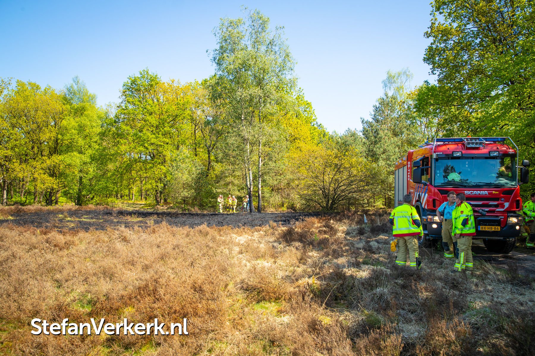 Heidebrand langs de Nunspeterweg bij Elspeet - Foto's - Stefan Verkerk ...