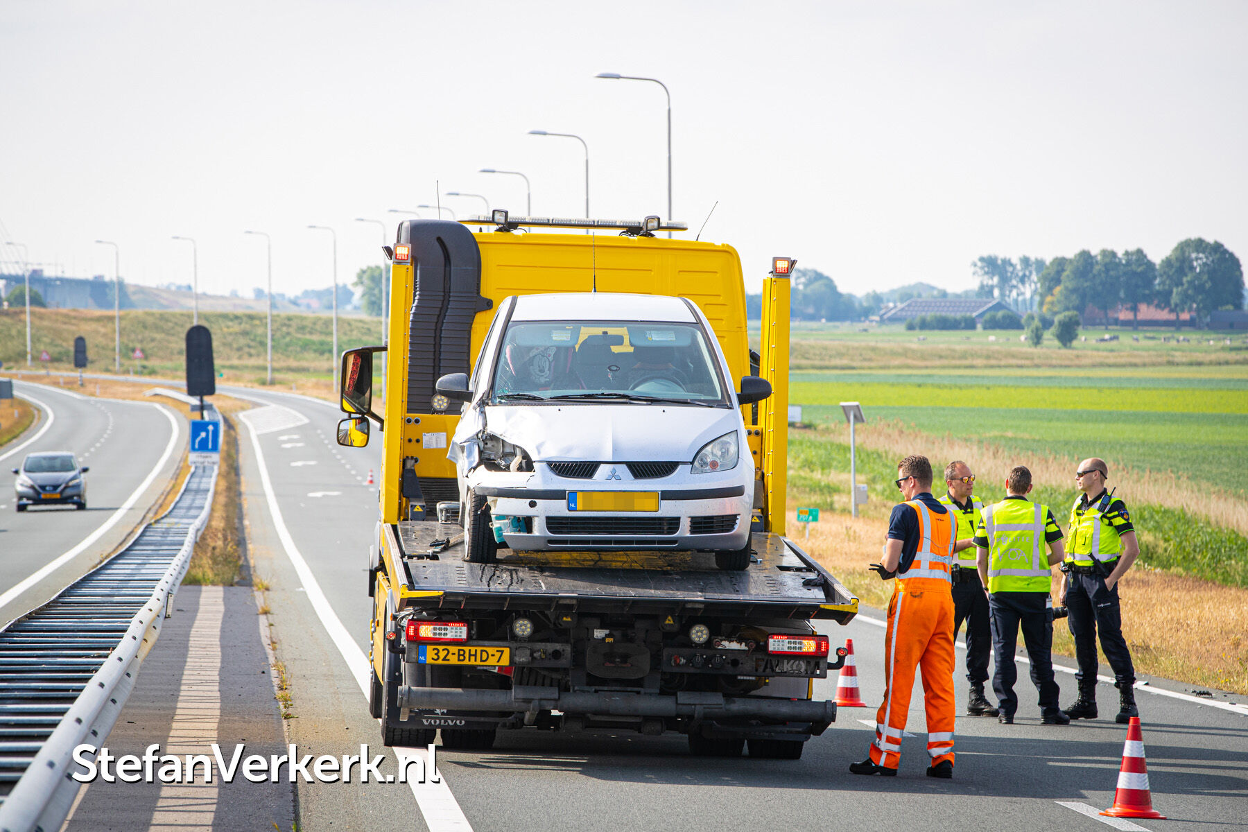 Dodelijk ongeval automobilist in pechhaven aangereden N50 Li 257,9 ...